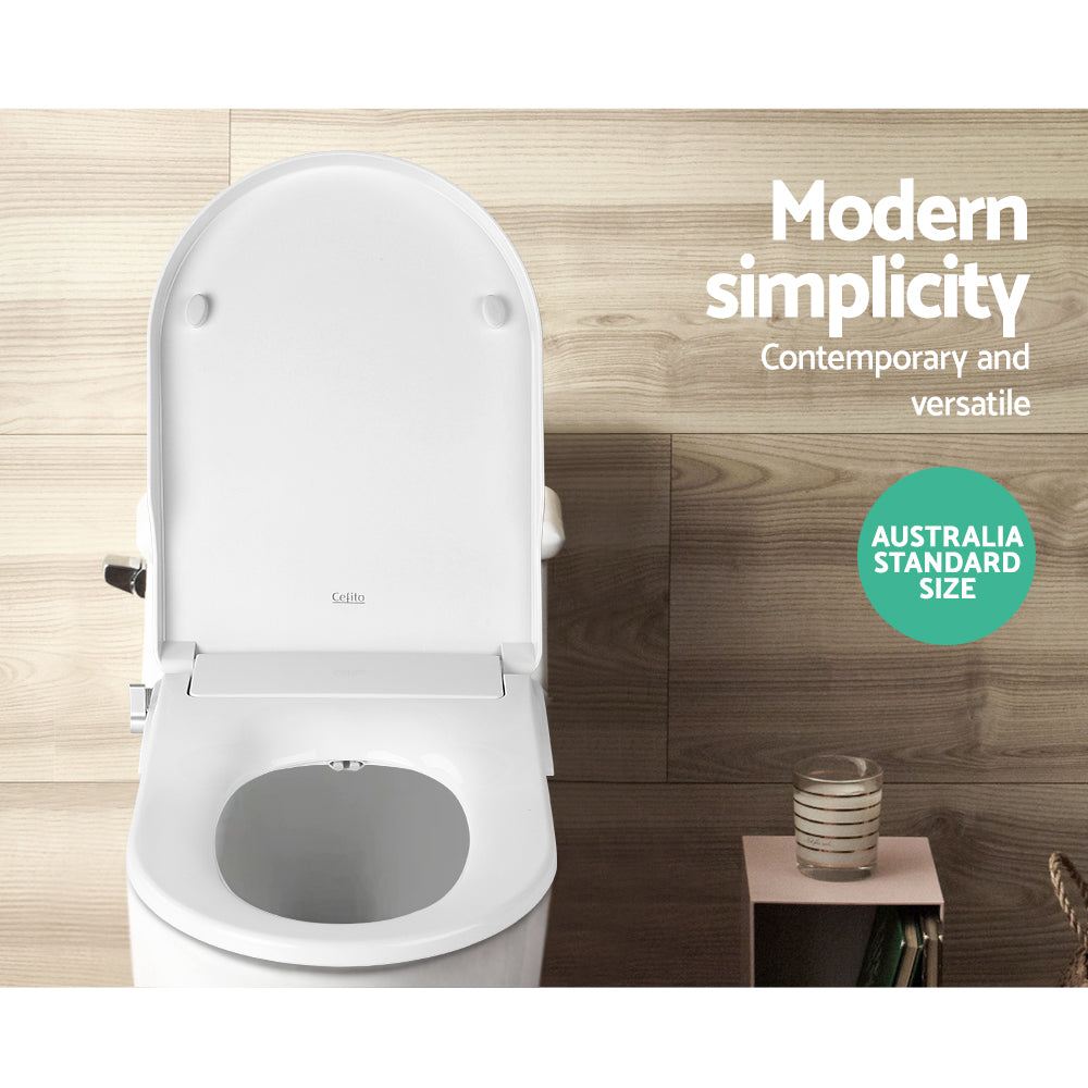 Cefito Non Electric Toilet Seat Bidet White